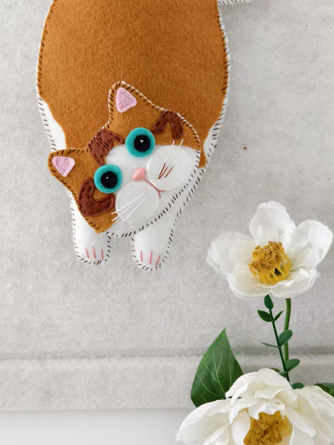 Cute Moving Cat Head, Gift for Pets,unique Design, Handmade, Custom ...
