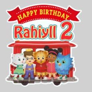 Daniel Tiger Backdrop - Etsy