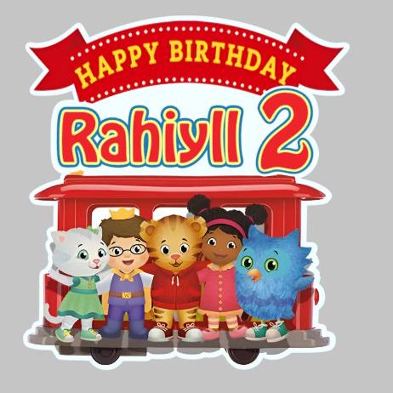 Daniel Tiger Backdrop - Etsy