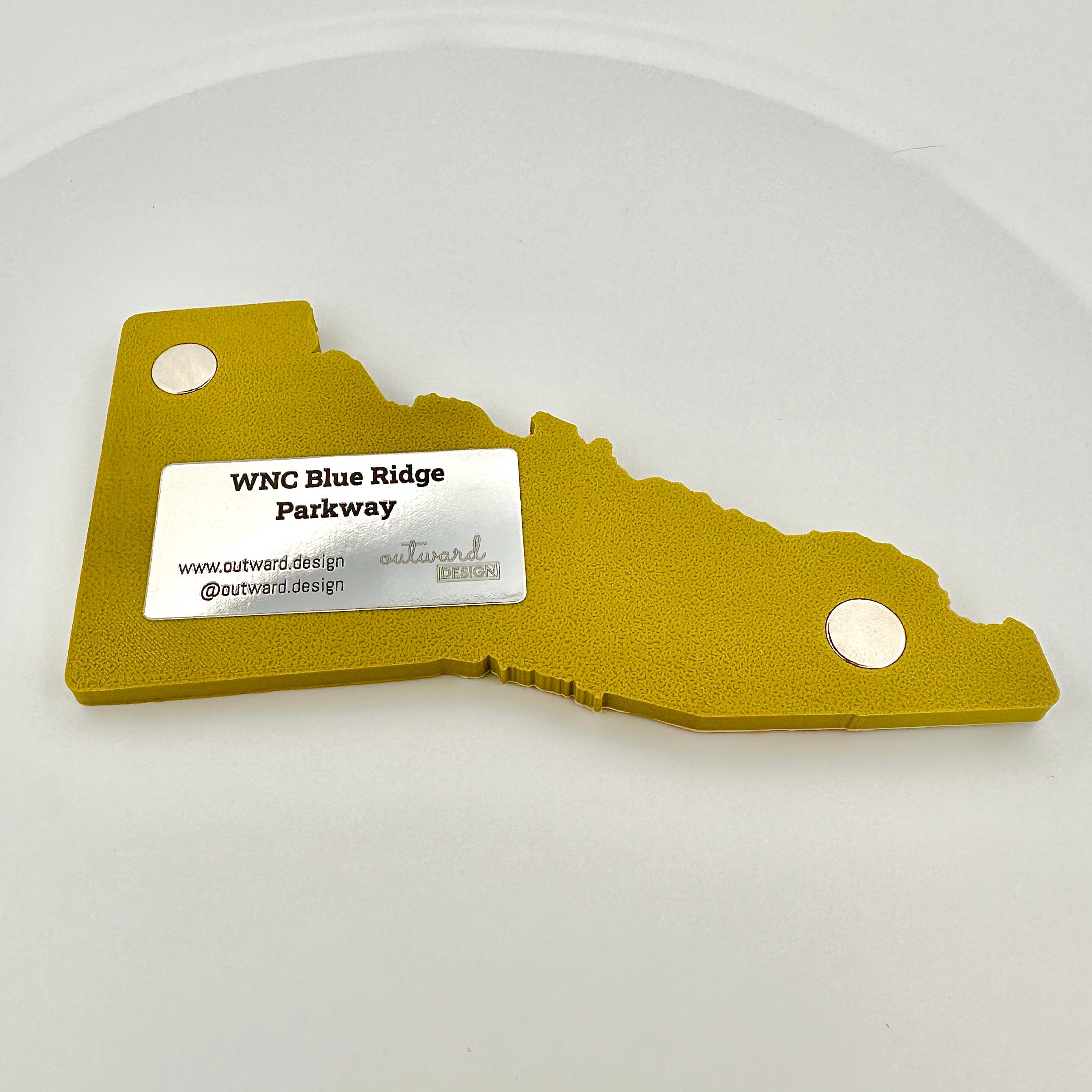 Blue Ridge Parkway 3D Topography Map - Western North Carolina - Etsy