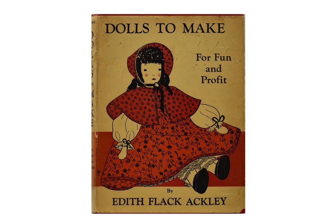 Vintage 1951 Doll Making Book: Edith Flack Ackley, DIY Patterns - Etsy