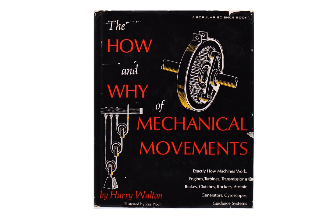Vintage 1968 Mechanical Movements Book by Harry Walton - Etsy
