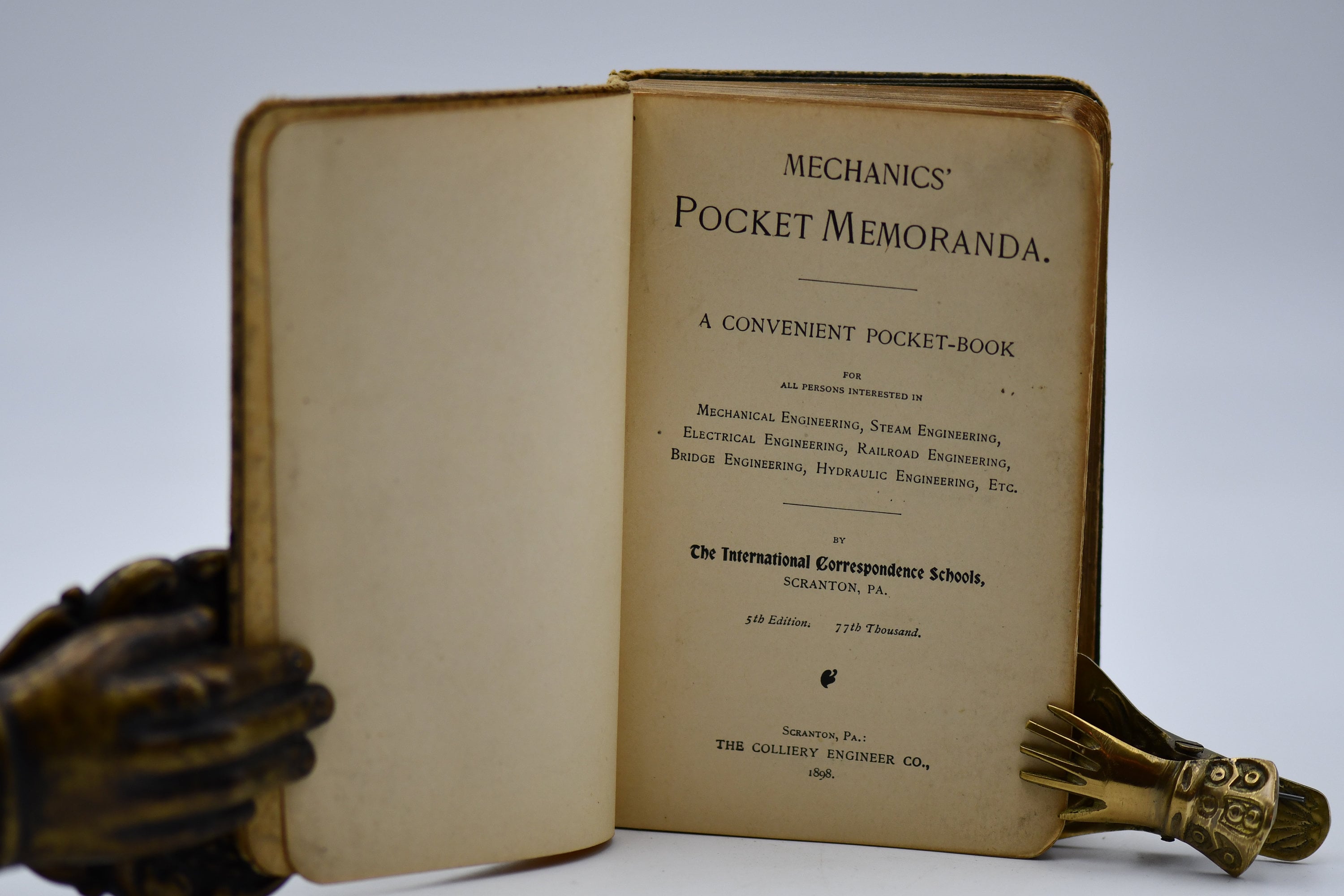 Mechanics Pocket Memoranda From the International Correspondence ...