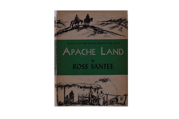 Apache Land Written & Illustrated by Ross Santee Vintage 1947 - Etsy