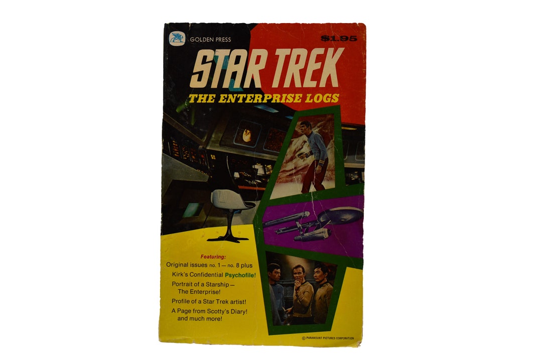 Star Trek – the Enterprise Logs, Vintage 1976 Golden Press Comic Book ...