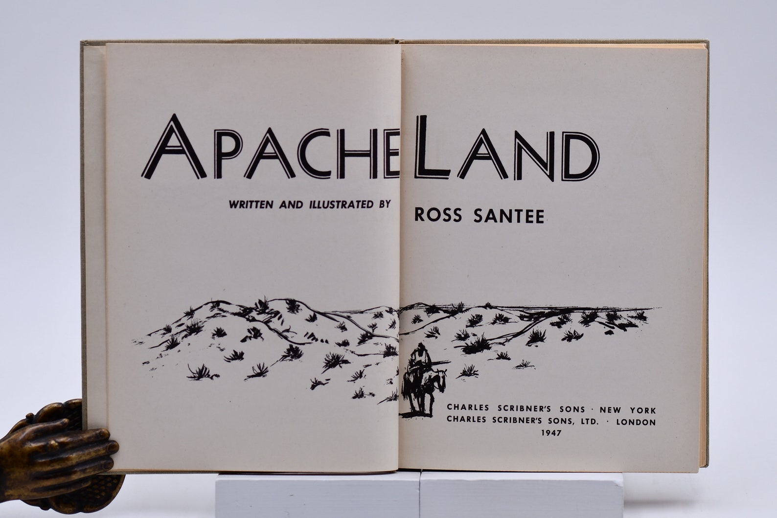 Apache Land Written & Illustrated by Ross Santee Vintage 1947 - Etsy
