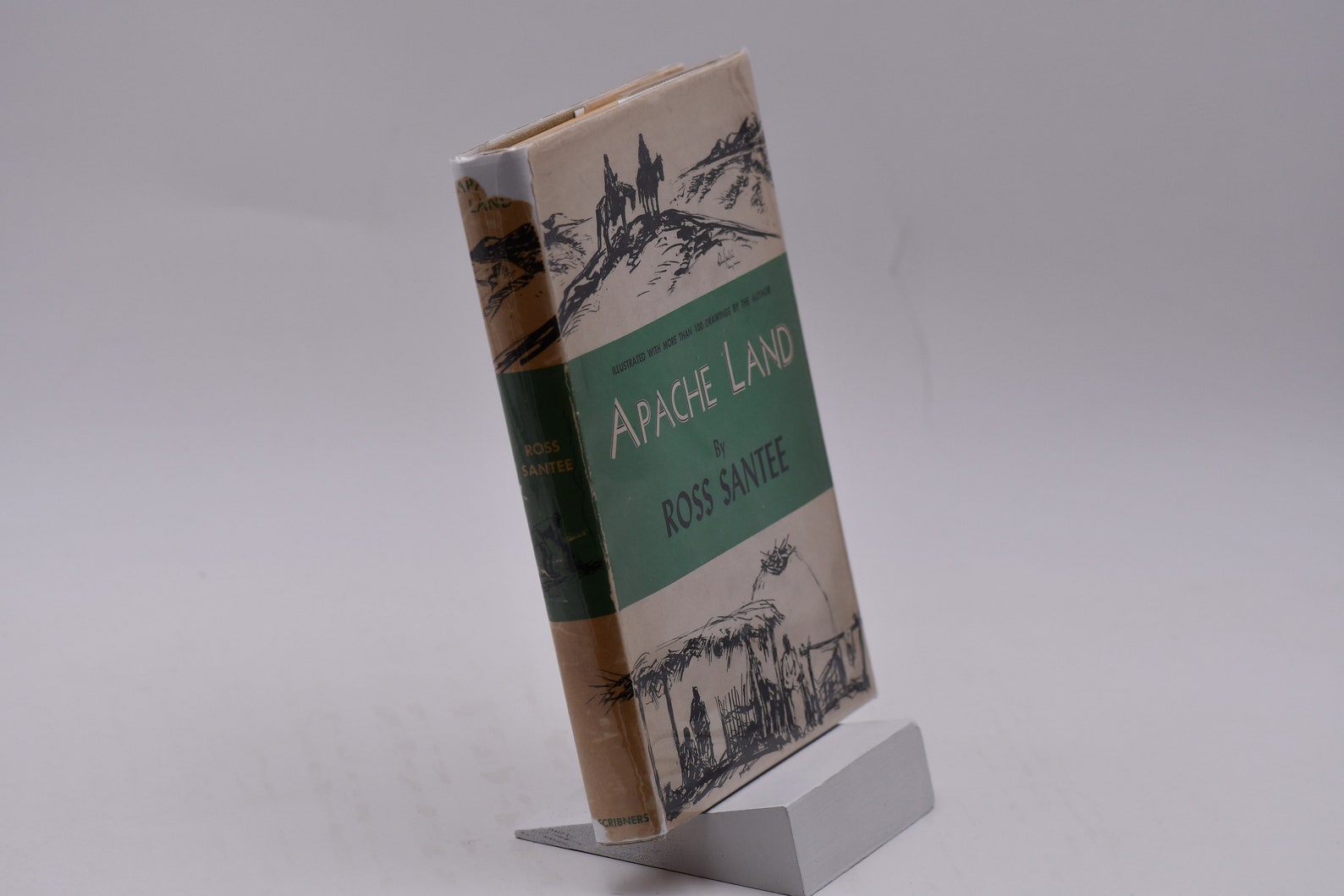 Apache Land Written & Illustrated by Ross Santee, Vintage 1947 First ...