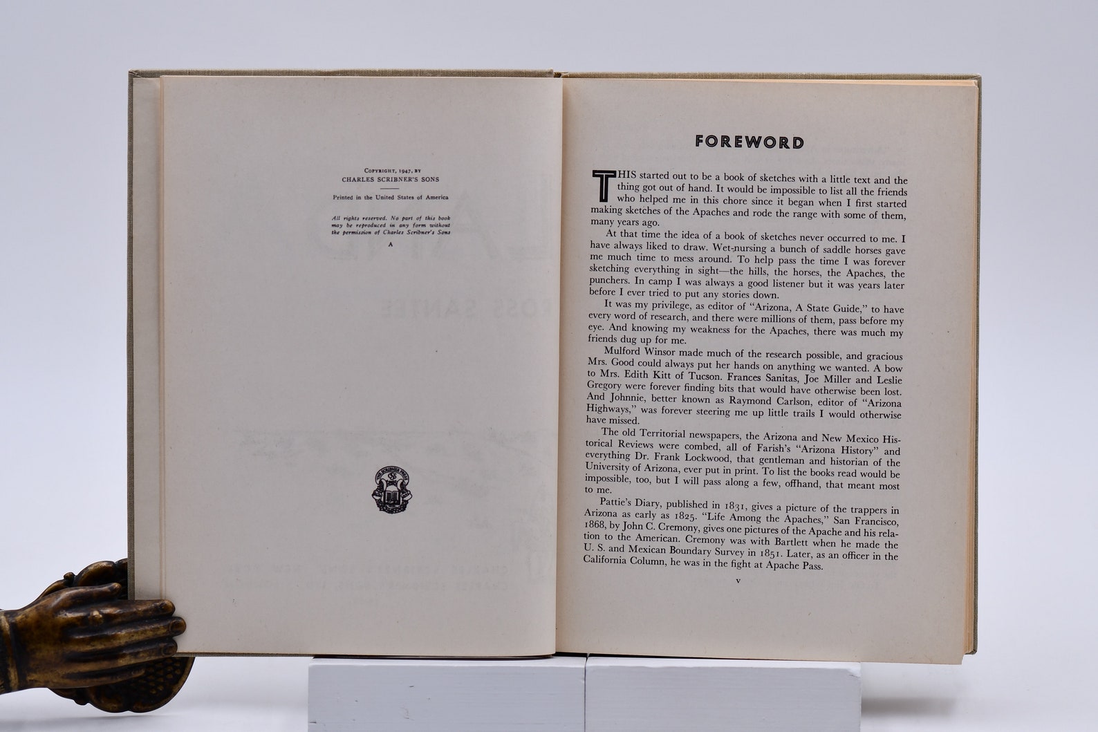 Apache Land Written & Illustrated by Ross Santee Vintage 1947 - Etsy