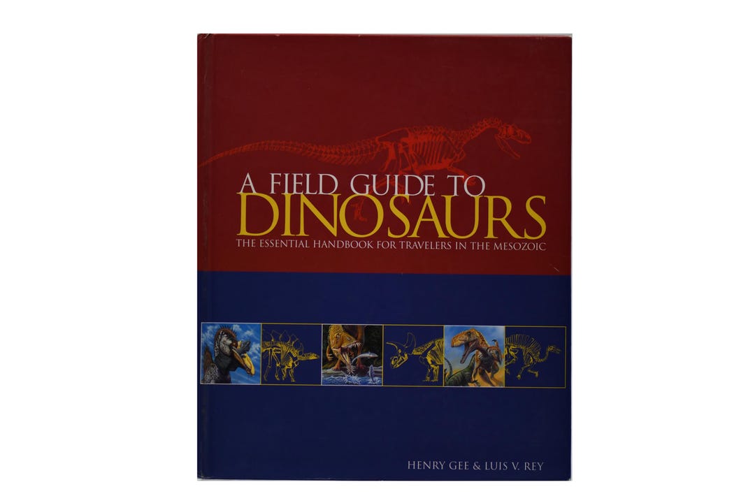 Vintage Dinosaur Field Guide: Mesozoic Travelers Handbook, 2003 Fantasy ...