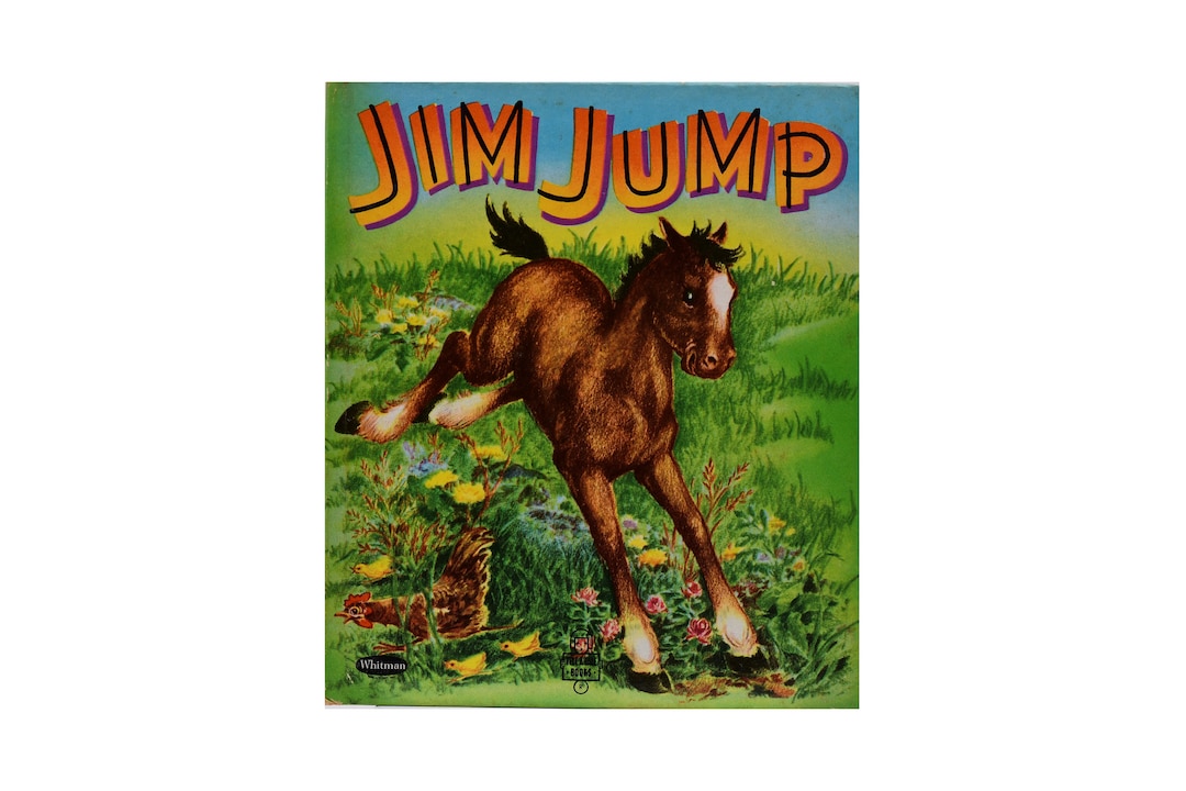 Jim Jump Tell-a-tale Vintage 1964 Children's Book, Unifon Test Program ...