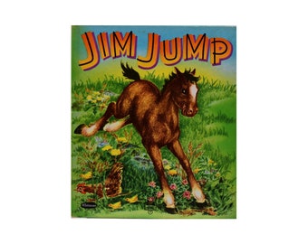 Jim Jump 1954 Whitman Tell-a-tale Books Vintage Children’s Book - Etsy