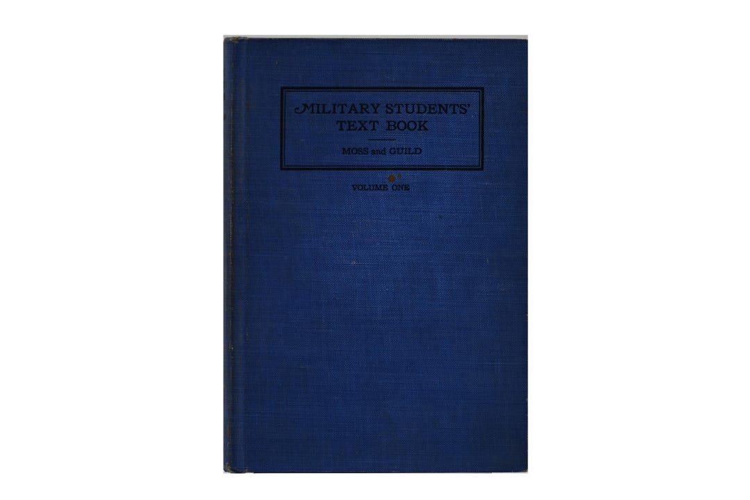 1918 Military Students Textbook: R.O.T.C. & S.A.T.C. Instruction Manual - Etsy