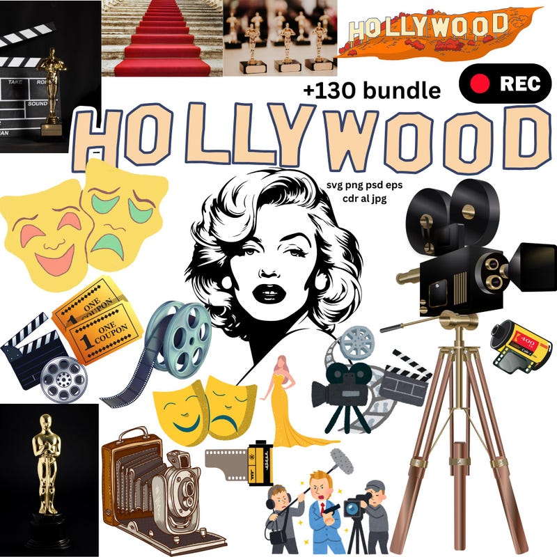 Hollywood Film Project - Etsy