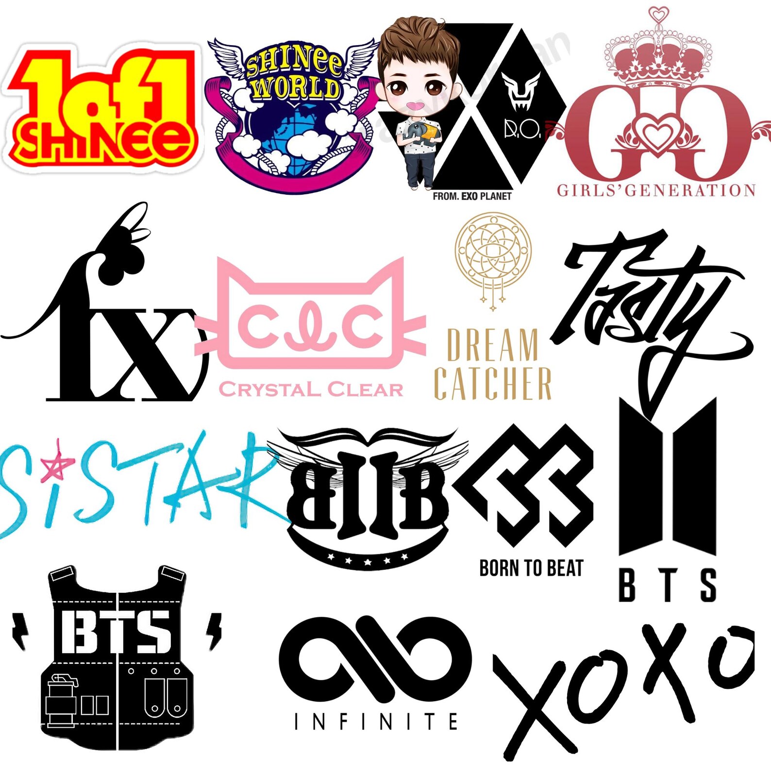 K-pop SVG Bundle: Fan Art Designs for Cricut & Silhouette (digital ...