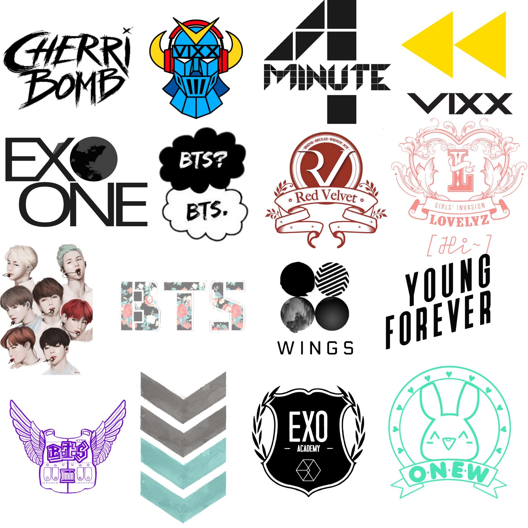 K-pop SVG Bundle: Fan Art Designs for Cricut & Silhouette (digital ...