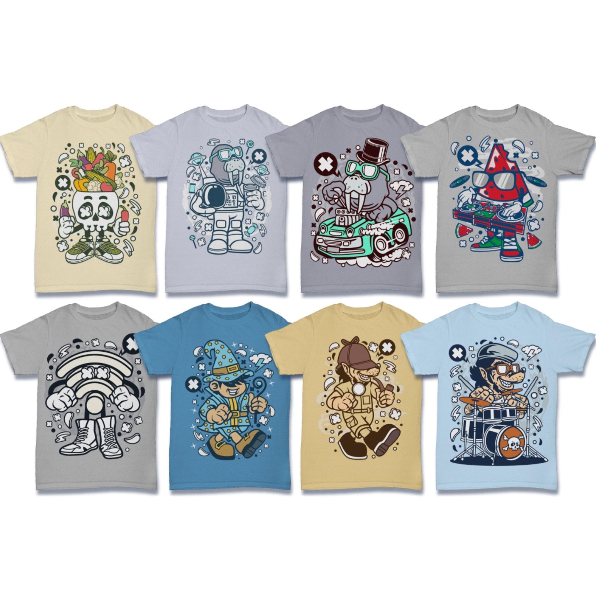 224 Pro Cartoon SVG Bundle Cartoon Clipart Vector Files for Cricut ...