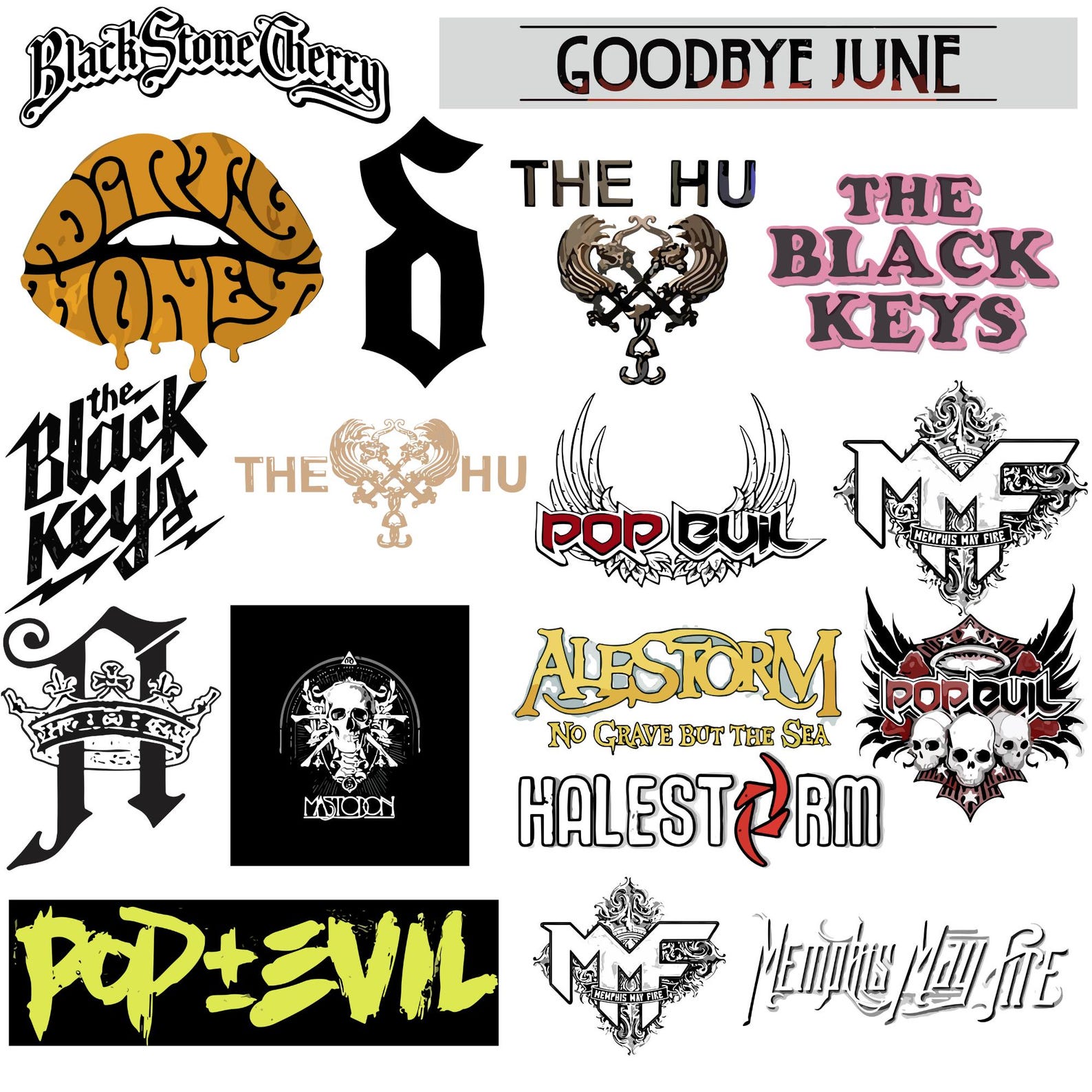 210+ Rock Band PNG Bundle | Heavy Metal Designs | Rock and Roll ...