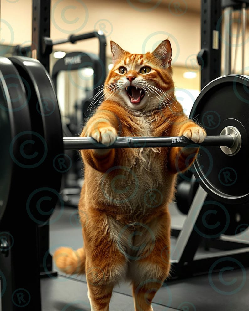 Unique Digital Pet Art - Fun Cat & Dog Portraits for Instant Download | Gym , Victorian, Holiday ...