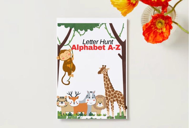 Letter Hunt Alphabet - Etsy