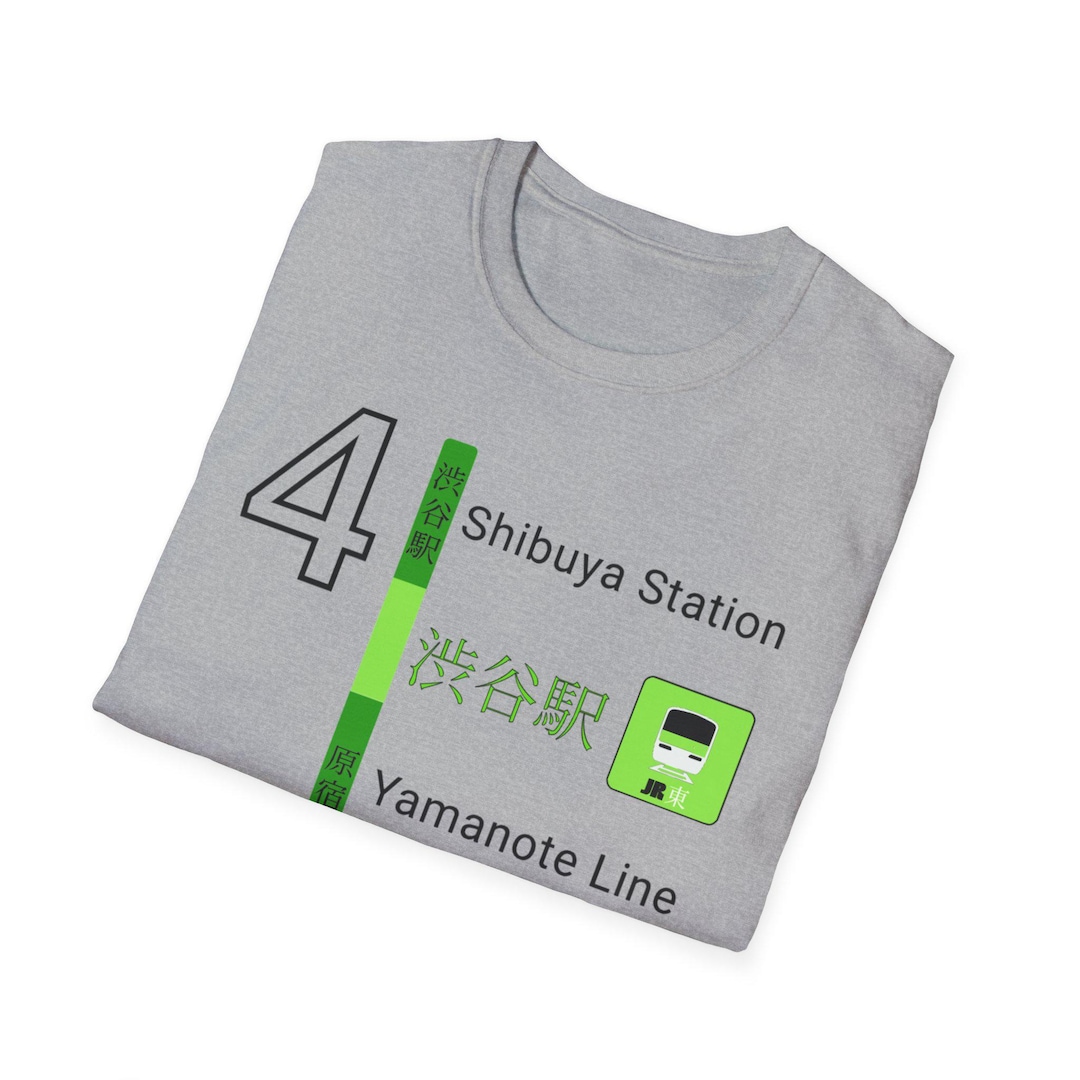 JR Yamanote Line T-shirt: Tokyo Shibuya Station Train Tee - Etsy