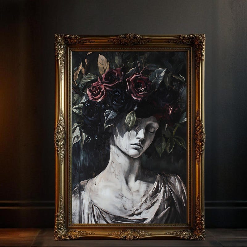 Gothic Woman Art - Etsy