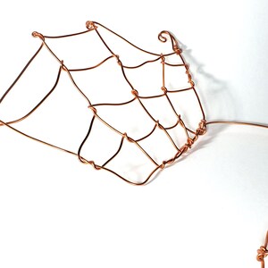 Spider Web Collar - Copper - Wire Spider Web Costume Collar - Etsy