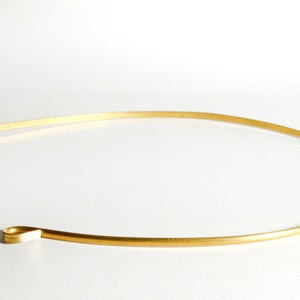 Simple Golden Crown- Golden Circlet for Wedding or Costume- Brass With ...