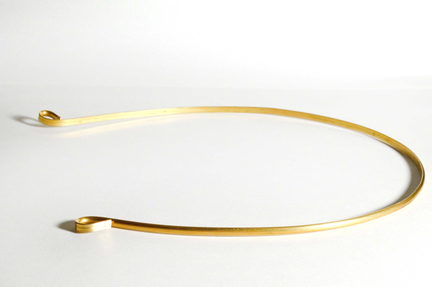 Simple Golden Crown Golden Circlet for Wedding or Costume - Etsy