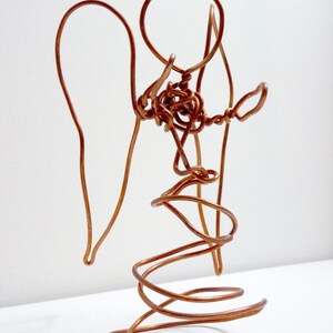 Copper Angel - Medium Large Wire Angel - Rustic Copper Angel for ...