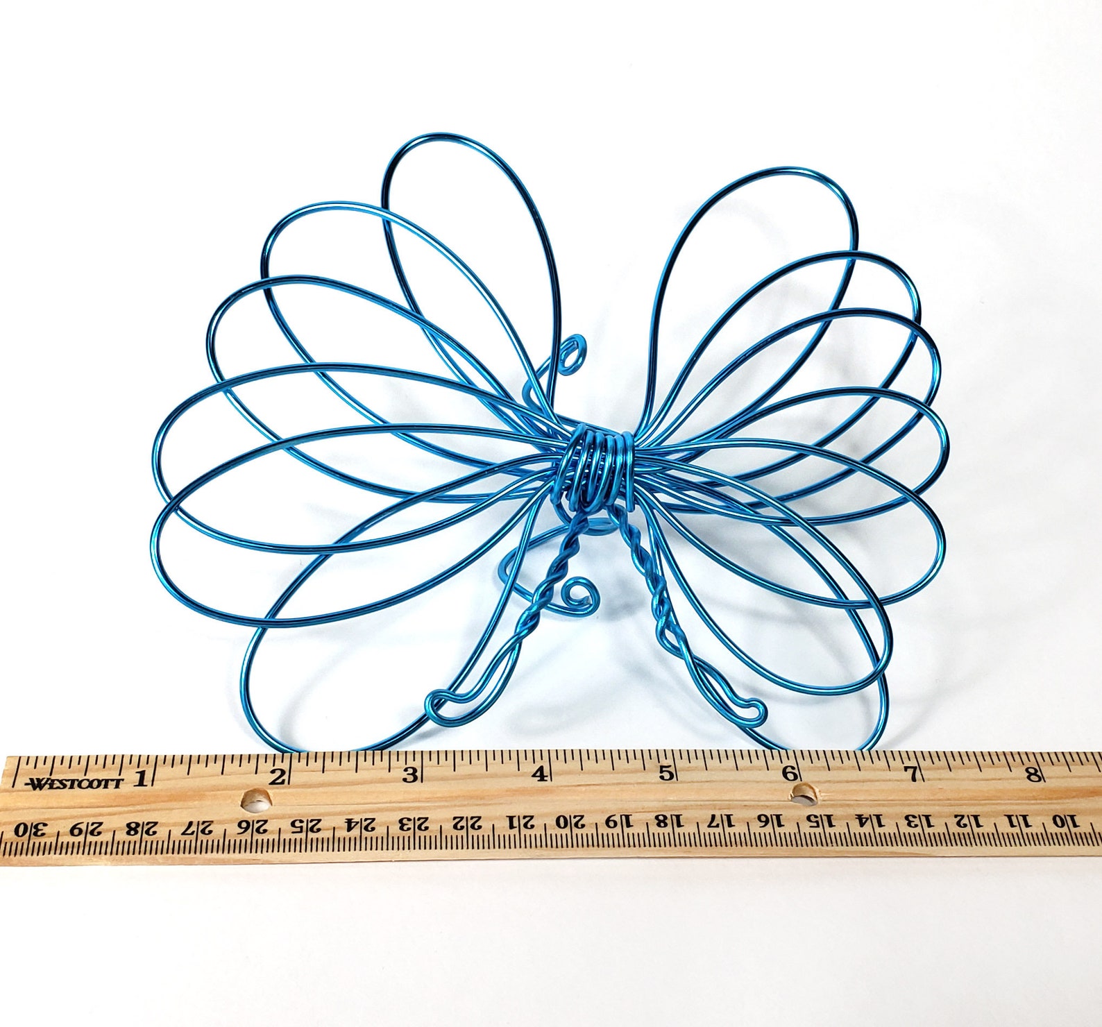 Big Blue Bow Tree Topper Butterfly Bow Tree Topper Blue | Etsy