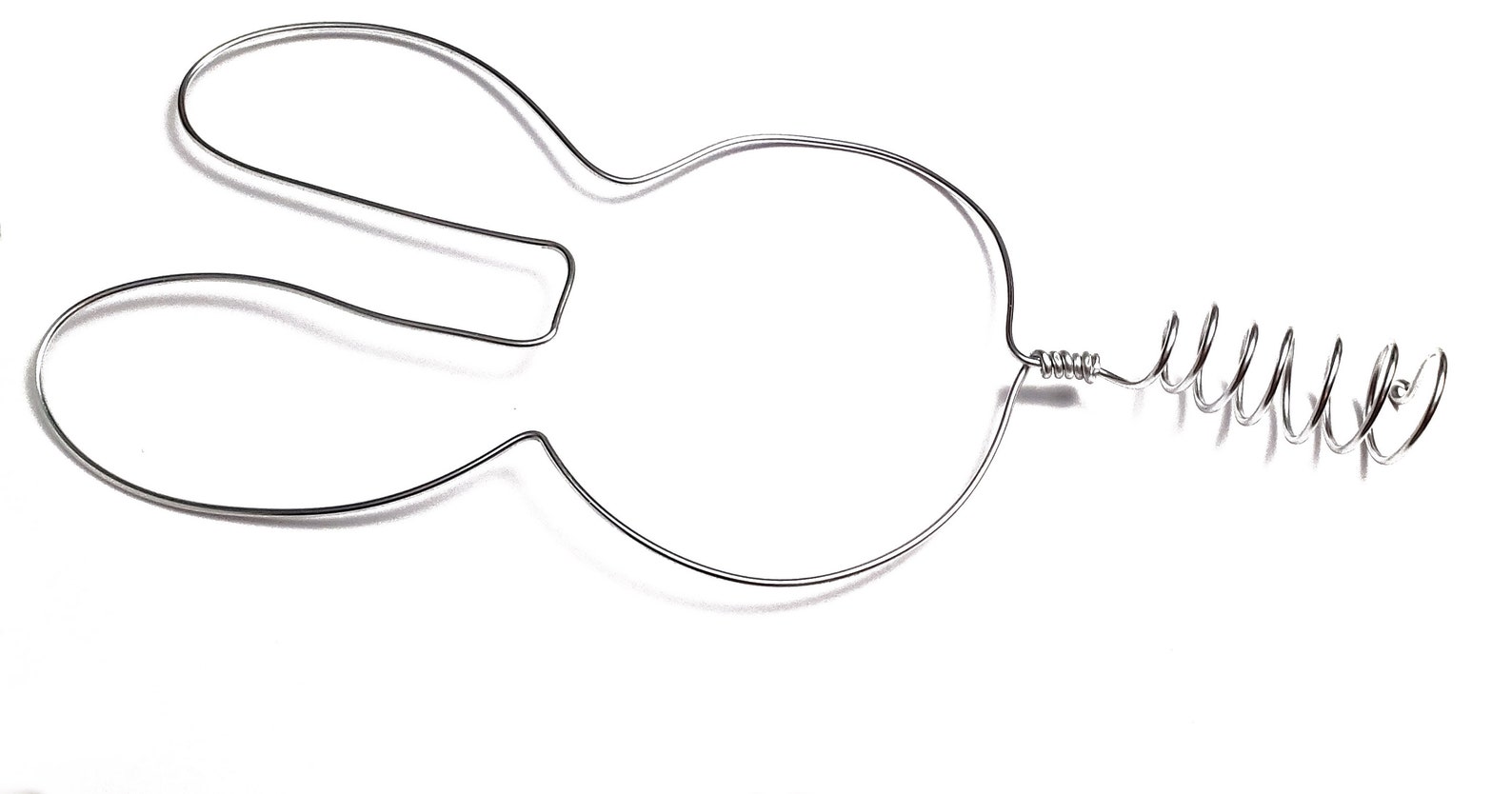 Big Silver Bunny Rabbit Tree Topper Wire Handmade Tree Topper - Etsy