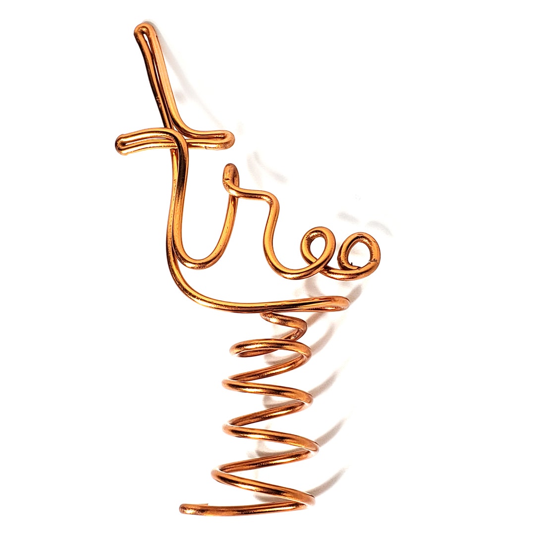 Tiny Tree Tree Topper - Metal Handmade Alternative Tree Topper - Wire ...