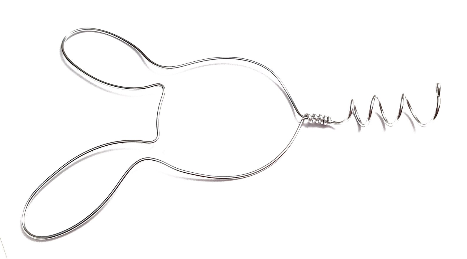 6 Silver Bunny Rabbit Tree Topper Wire Handmade Tree | Etsy