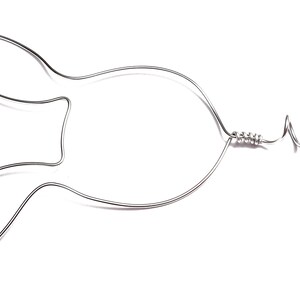 6" Silver Bunny Rabbit Tree Topper- Wire Handmade Tree Topper - Bunny ...