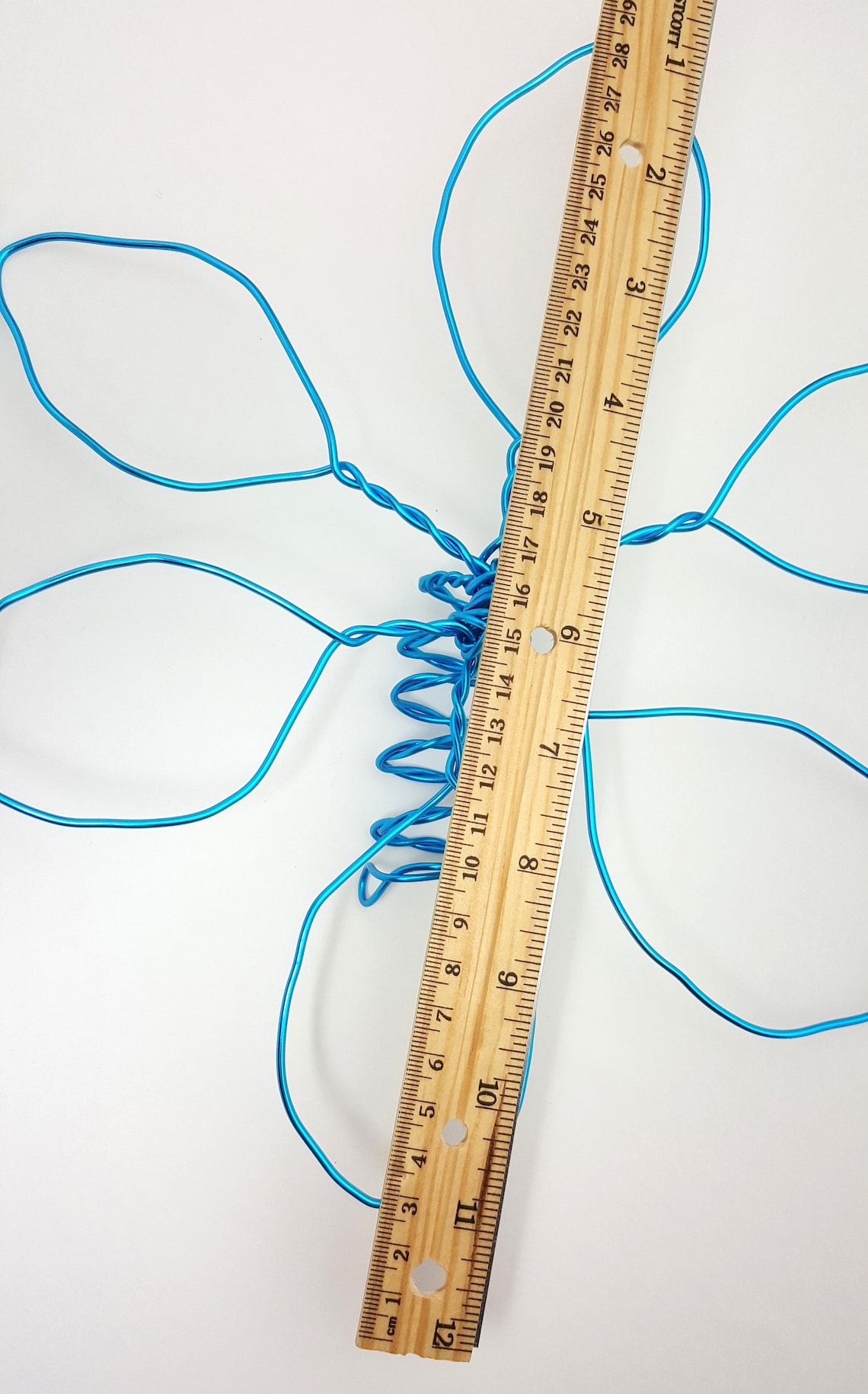 Blue Snowflake Tree Topper Large Classic Metal Handmade Tree | Etsy