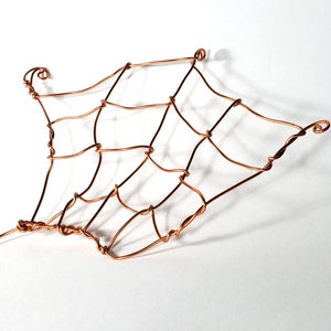 Spider Web Collar - Copper - Wire Spider Web Costume Collar - Etsy