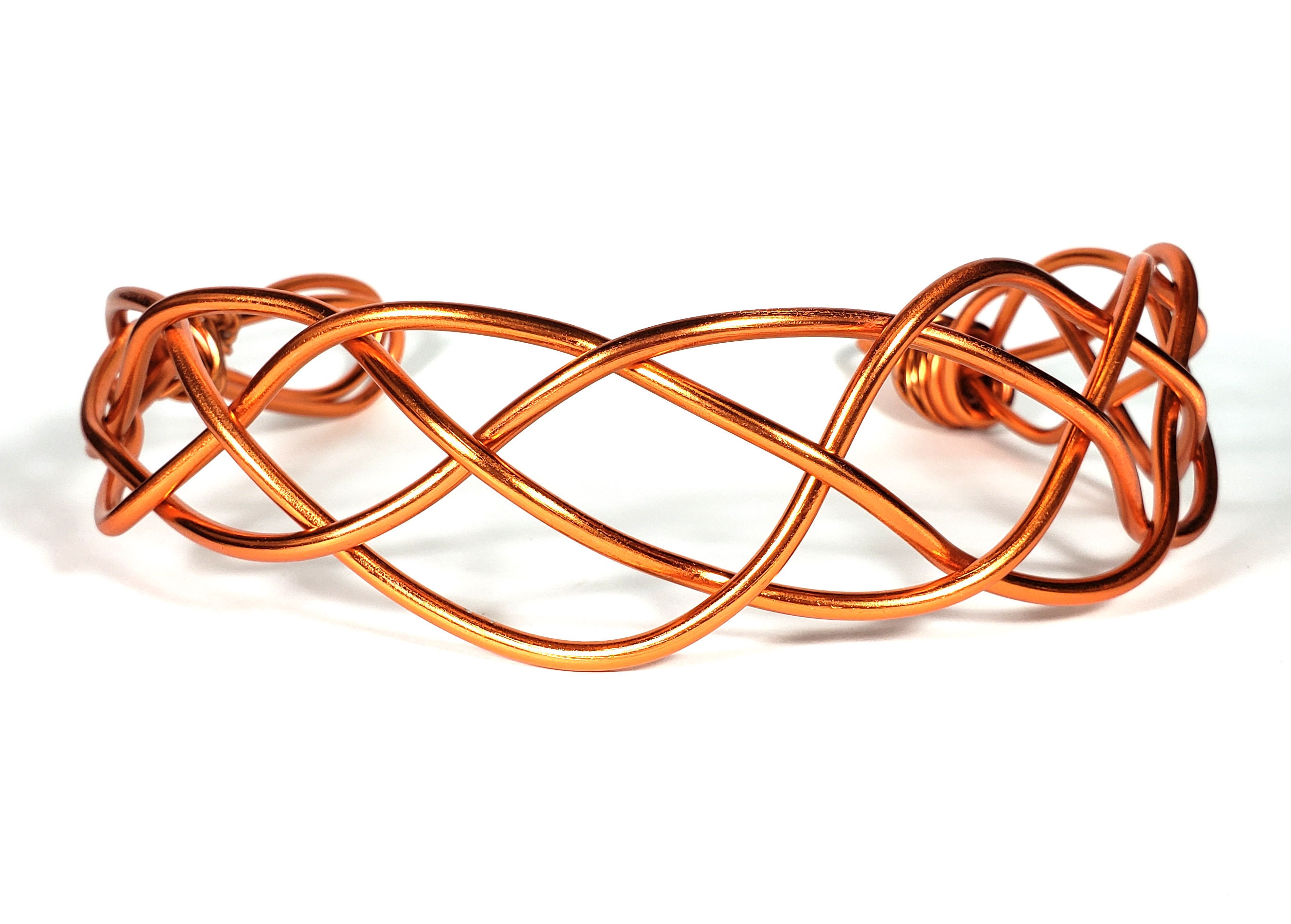 Big Braided Copper Crown Big Quadbraid metal crown | Etsy