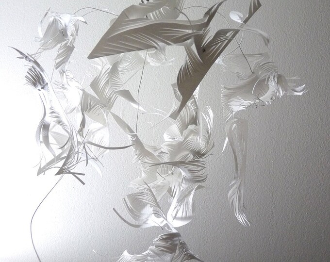 Flock - Cut Paper Hanging Sculpture - Etsy