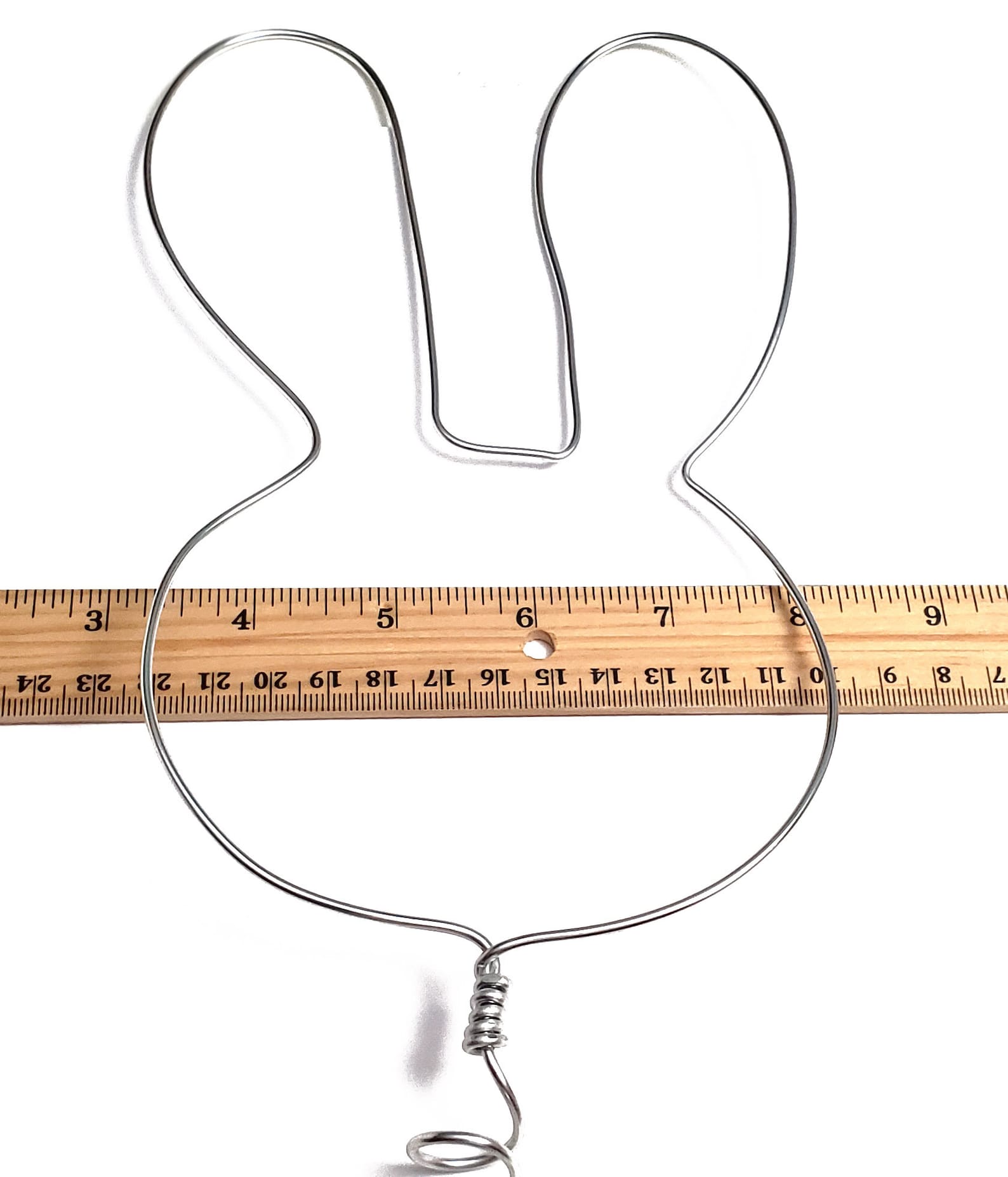 Big Silver Bunny Rabbit Tree Topper Wire Handmade Tree Topper Bunny ...