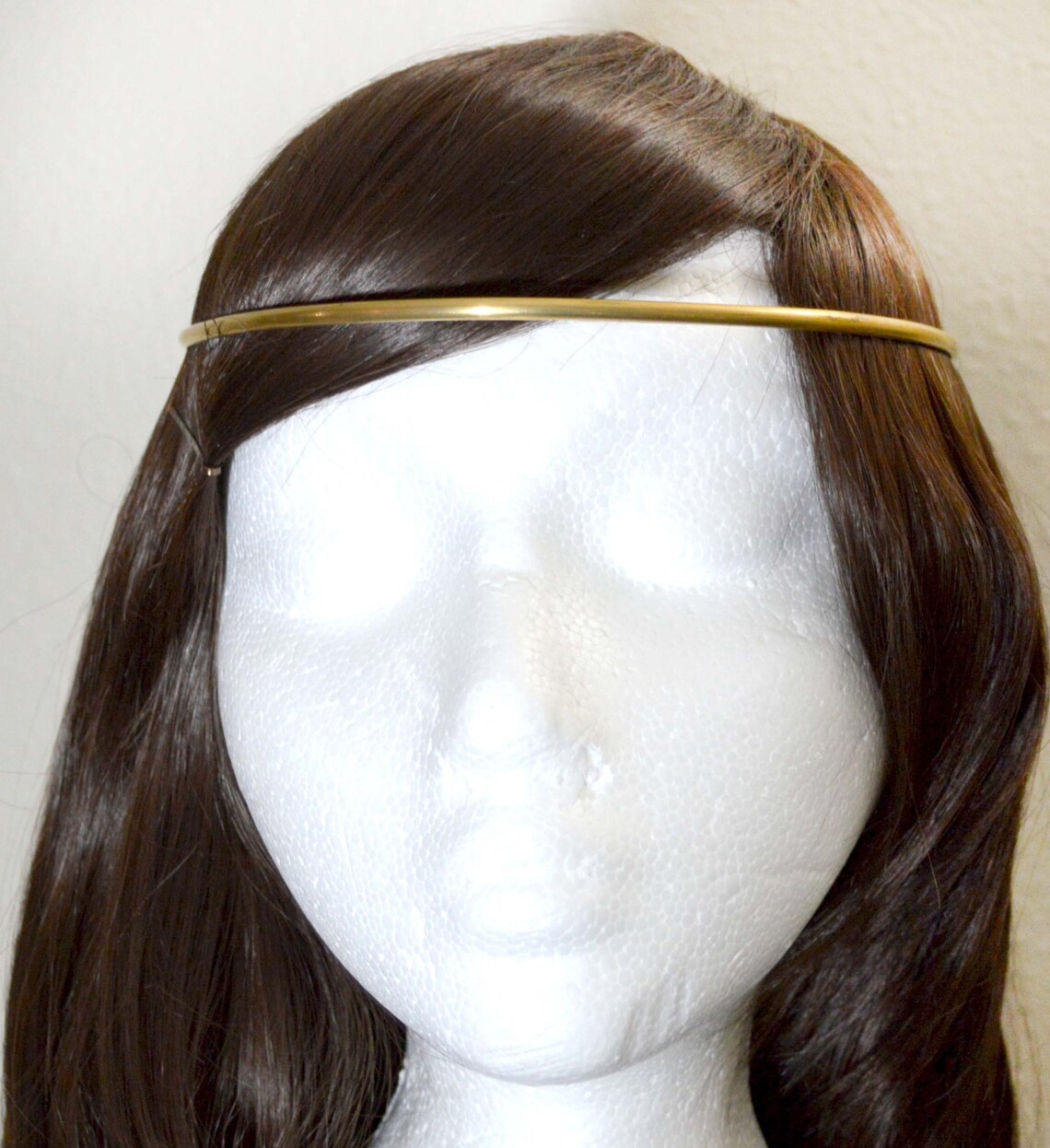 Simple Golden Crown Golden Circlet for Wedding or Costume | Etsy