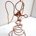 Copper Angel - Medium Large Wire Angel - Rustic Copper Angel for ...