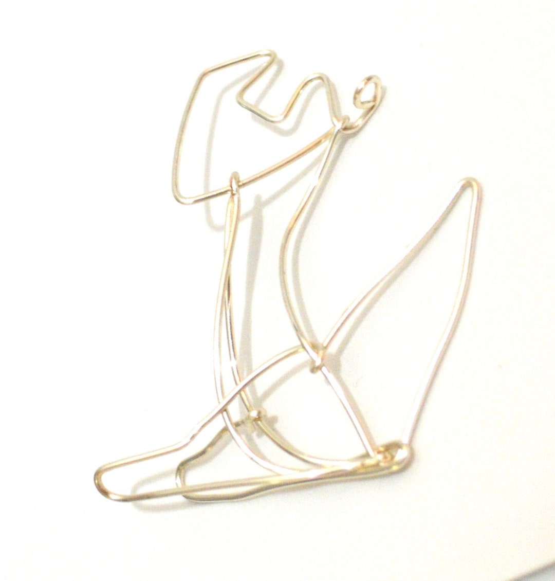 Silver Fox Wire Ornament - Wire Fox Ornament / Pendant - Etsy