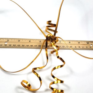 XL Elephant Ear Bow Tree Topper - Metal Handmade Tree Topper- Golden ...