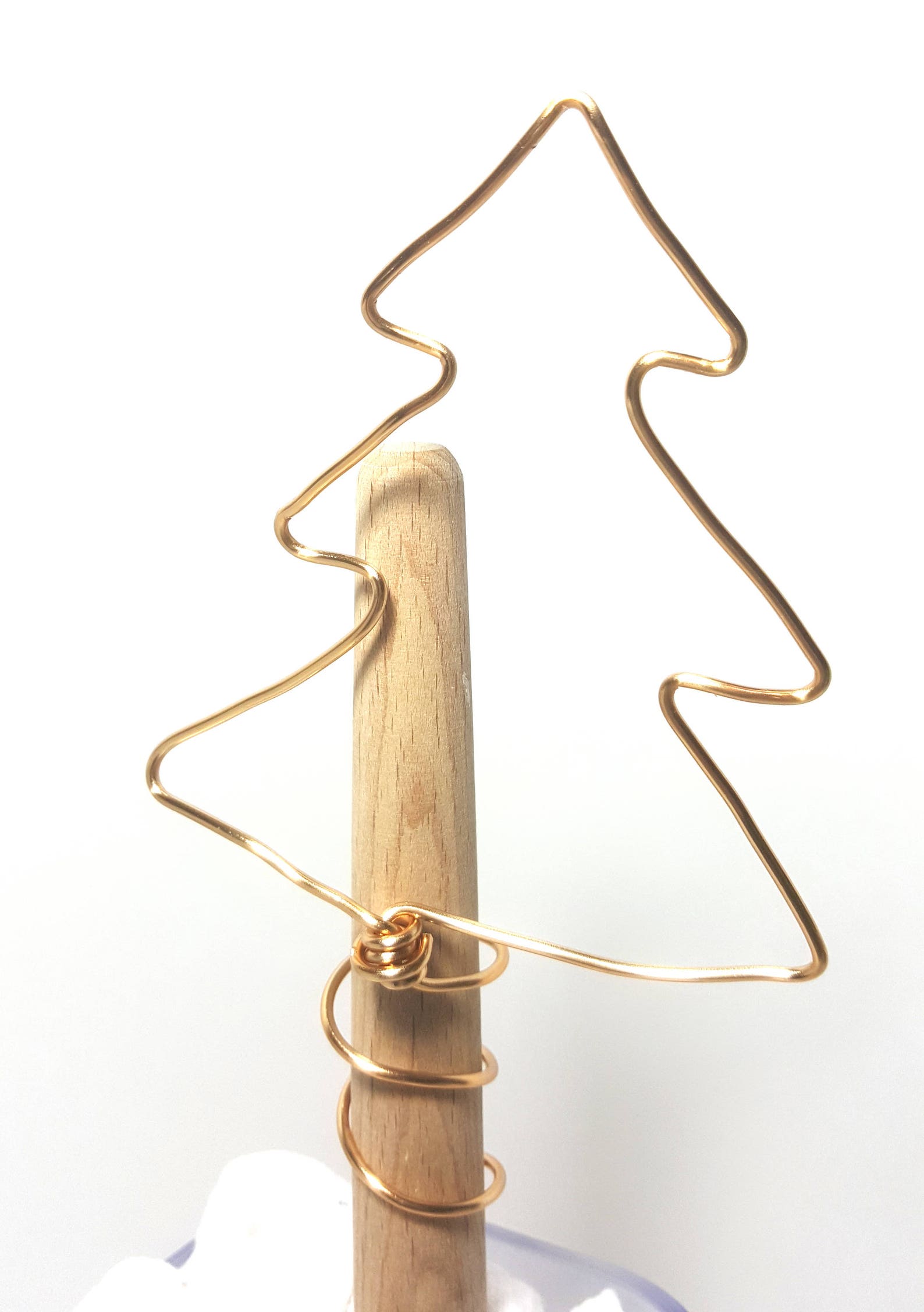 Tree Outline Tree Topper Metal Handmade Tree Topper Wire - Etsy