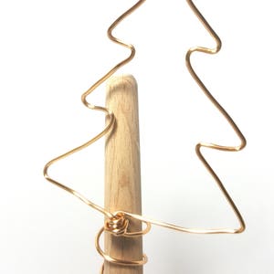 Tree Outline Tree Topper - Metal Handmade Tree Topper - Wire Tree Tree ...