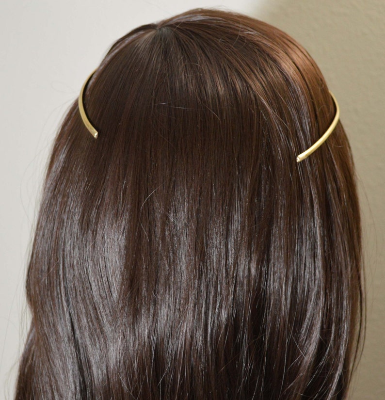 Simple Golden Circlet Golden Crown for Costume and Wedding - Etsy