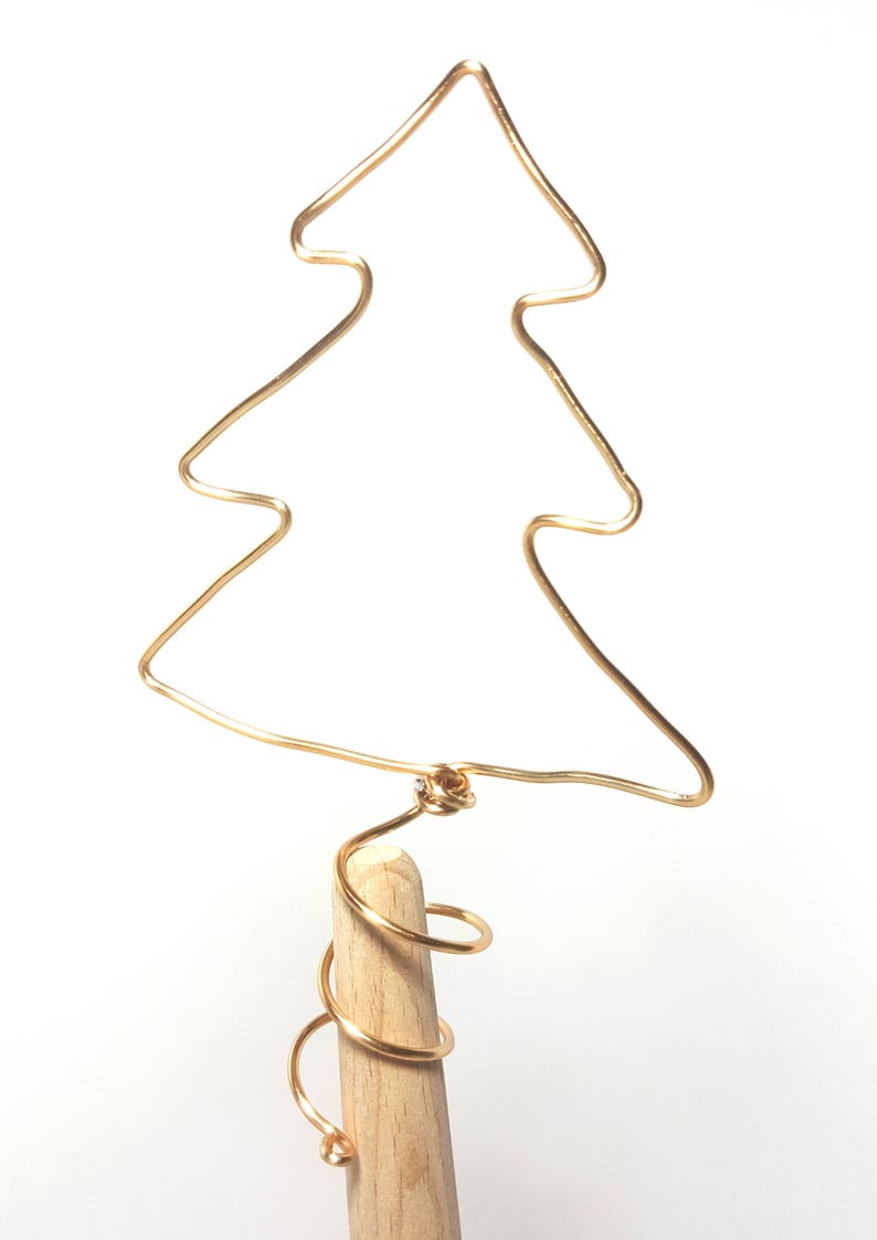 Tree Outline Tree Topper Metal Handmade Tree Topper Wire - Etsy