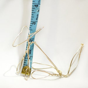 Sitting Fox Sculpture Silver Wire Fox Sculpture Medium , Tail up , Uu ...