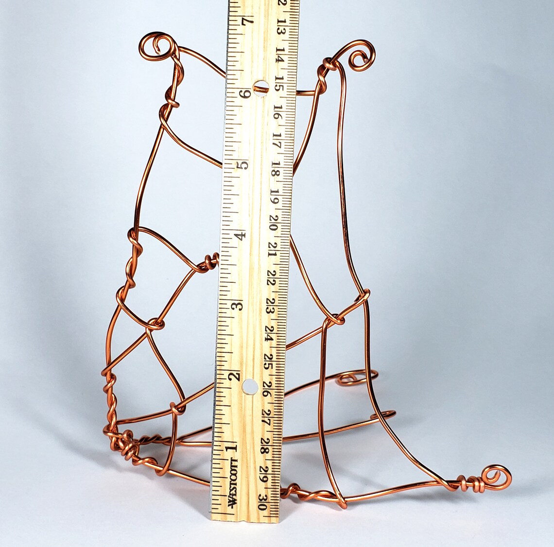 Copper Spider Web Decoration Lightweight Handmade Wire | Etsy