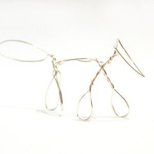 Walking Mini Fox Sculpture - Silver Wire Sculpture , Ww - Etsy